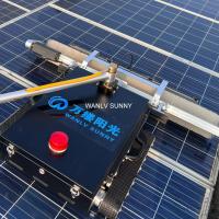 China Low Maintenance Solar Cleaning Robot 1200mm Electric Shoe and Wet Body Brushes for sale
