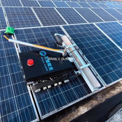 China Solar Panel Cleaning Robot 120W Crawler Rubber Tracker for Outdoor Photovoltaic Plants for sale