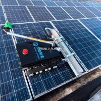 China 29kg Lightweight Photovoltaic Industrial Roller Brush Solar Panel Cleaning Robot for sale