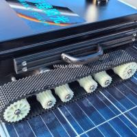 China 29kg Lightweight Photovoltaic Industrial Roller Brush Solar Panel Cleaning Robot for sale