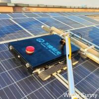 China Electric Solar Panel Cleaning Robot 120W Long-Distance Remote Control for Photovoltaic Panels for sale