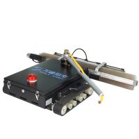 China 24V Solar Panel Cleaning Machine with 1100 mm Width Brush and Lithium Battery Supply for sale