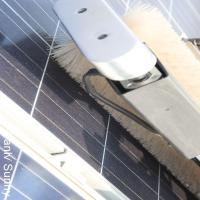China 150m Remote Smart Quick Speed PV Farm Cleaning Equipment for Solar Panels for sale