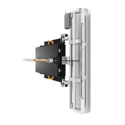 China 1200x1000x350mm Remote Track Robot for Solar Panel Cleaning Water Dry Washing Dual for sale