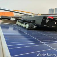 China Physical Cleaning Solar Robot for Photovoltaic Farm Washing 1200x1000x350mm for sale
