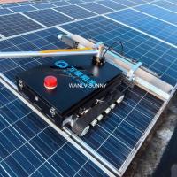 China 1100mm Cleaning Width Smart Solar Panel Cleaning Robot for Photovoltaic Panels for sale