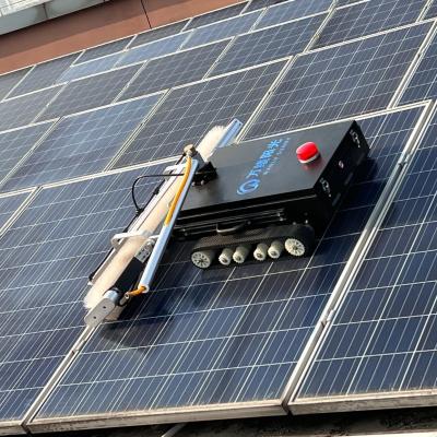 China EU Standard Remote Controlled Solar Panel Cleaning Robot 1200mm Brush Width for Photovoltaic Farms for sale