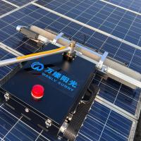 China EU Standard Remote Controlled Solar Panel Cleaning Robot 1200mm Brush Width for Photovoltaic Farms for sale