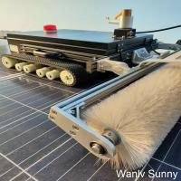 China Wanlv Intelligent Cleaning Robot for Dry or Wet Cleaning Photovoltaic Panels 1500mm for sale