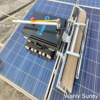 China Wanlv WLS-7 24V Solar Panel Cleaning Robot with 150m Remote Self-Cleaning Technology for sale