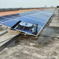 China Automated Solar Panel Cleaning Robot 500 RPM Electric Fuel Efficient for sale