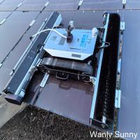 China Wanlv Sunny Solar Lithium Battery Powered Photovoltaic Panel Cleaning Robot 120W for sale