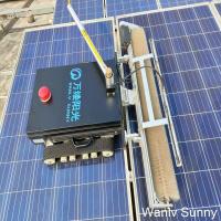 China Cold Wash Solar Farm Washing Robot 1100 mm Rolling Brush 5 Hours Endurance for sale