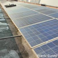 China 24V Lithium Battery Powered Solar Panel Cleaning Robot for Photovoltaic Farm Washing for sale
