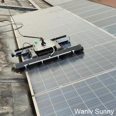 China Pressure Nozzles and 1000mm Cleaning Width Solar Panel Cleaning Robot with OEM Support for sale