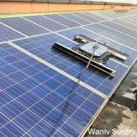 China Remote Controlled Solar Panel Cleaning Robot with Lithium Battery Cleaning Width 1000mm for sale