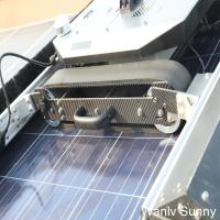 China Solar Panel Cleaning Robot System 12 Months Warranty Automated Cleaner for Photovoltaic Plants for sale