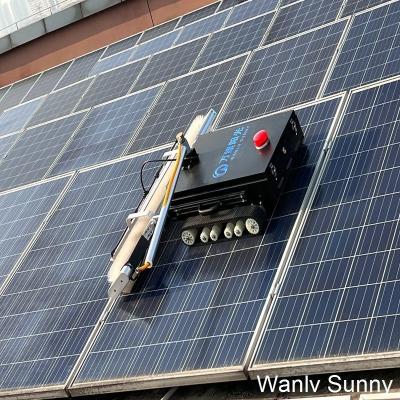 China Solar Panel Cleaning Robot for Photovoltaic Farms 20 Degree Tilt Angle for sale