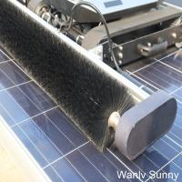 China Automated Solar Panel Cleaner Crawler Machine with Dual Brush Heads for Dry or Water Cleaning Photovoltaic Plants for sale