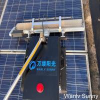 China Smart Cleaning Robot for Photovoltaic Plants 1200mm Brush Width Solar Panel Washer for sale