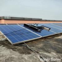 China PLC Controlled Solar Panel Cleaning Robot for 500x600mm Photovoltaic Plants for sale