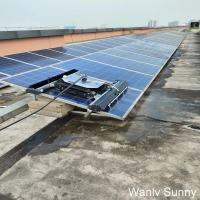 China CE Certified Clean In Place Photovoltaic Panel Cleaning Robot Cold Water 1200mm for sale