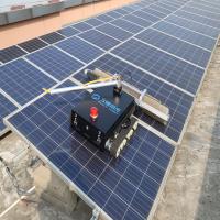 China Solar Panel Cleaner Crawler Type 500 RPM Idling Speed PV Cleaning Machine for Energy Production for sale