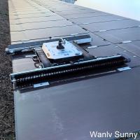China 24V Operating Voltage Solar Panel Cleaning Robot with DC Motor and Rolling Brush Heads for sale
