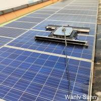 China Automated Solar Panel Cleaning Robot 120W High Efficiency Maintenance Solution for sale