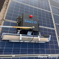 China 24V Remote Controlled Solar Panel Cleaning Robot for Photovoltaic Panels 1000W for sale