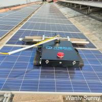 China Remote Control Solar Panel Cleaner Robot for Photovoltaic Farm Maintenance 1200mm for sale