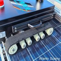 China Solar Panel Cleaning Robot Remote Controlled PV Washer 48V Li Battery for sale