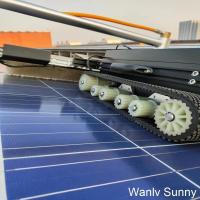 China Solar Farm Cleaner 1m Rolling Brush Head with High Pressure Nozzles for Physical Cleaning for sale