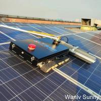 China Solar Farm Cleaner 1m Rolling Brush Head with High Pressure Nozzles for Physical Cleaning for sale