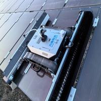China Solar Panel Washing Robot 15-25 M/min Speed for Photovoltaic Station Maintenance for sale