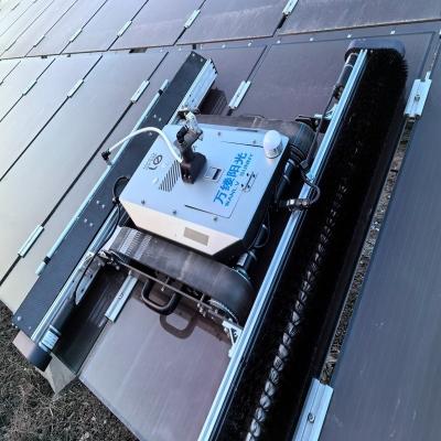 China Solar Panel Washing Robot 15-25 M/min Speed for Photovoltaic Station Maintenance for sale