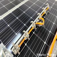China Carbon Fiber Telescopic Solar Panel Cleaning Brush High Pressure 5m for sale
