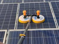 China Telescopic Water Fed Solar Washing Brush 3.5m 5.5m 7.5m Aluminium Alloy Pole for Solar Panel Cleaning for sale