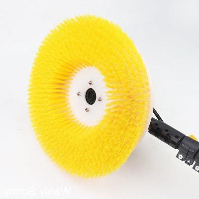 China Solar Panel Brush Cleaner Equipment 5.4m 18FT Water Fed Water Power Solar Cleaning Tool for sale
