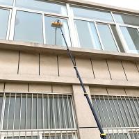 China Telescopic Power Electric Solar Panel Cleaning Brush Water Fed Pole 80cm 7.5m for sale