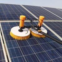 China Wanlv Sunny Solar Panel Cleaning Rotating Brush 40cm Width AC110-240V for Advertising Panels for sale