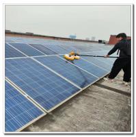 China Solar Panel Cleaning Robot Telescopic Rod 3.5m-7.5m AC110-240V Lithium Battery for sale