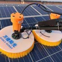 China Nylon Bristle Aluminium Tube Solar Panel Cleaning Brush 24V 180W for Photovoltaic System for sale