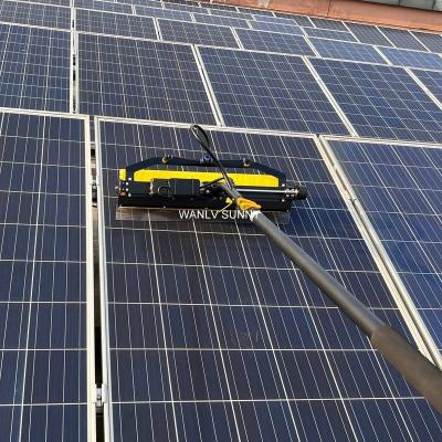 China OEM Solar Panel Cleaning Robot 1200mm Brush Manual Electric Water Dry Roller for Photovoltaic for sale