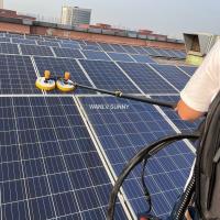 China Commercial Solar Panel Cleaning Robot Aluminium Alloy Telescopic Rod 3.5m 7.5m Remote Control for sale