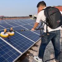 China Telescopic Water Fed Solar Panel Cleaning Brush 5m Pole for Facade and Glass Cleaning for sale