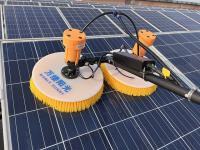 China Wanlvsunny Solar Panel Cleaning Brush Kit 4m Telescopic Pole for Photovoltaic Washing for sale