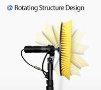 China Portable Single Head Solar Brush for Photovoltaic Panel Cleaning 1.2m for sale