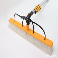 China Solar Panel Cleaning Brush Water Fed Spray Brush 80cm 3.5m Telescopic Rod for PV Maintenance for sale