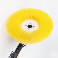 China 7.5m Water Fed Handle Electric Single Head Rotary Brush for Solar Panel Cleaning for sale
